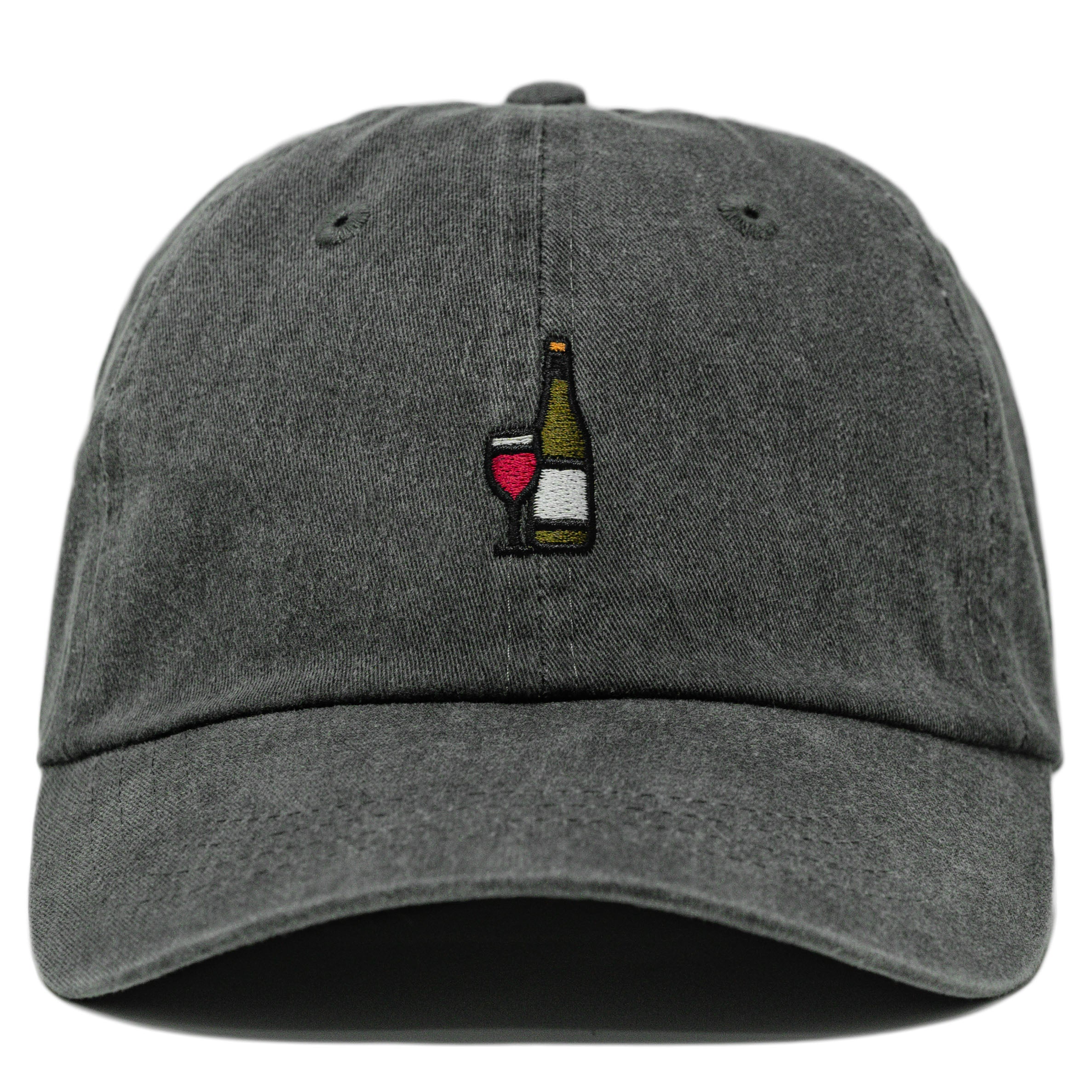 Wine Embroidered Dad Hat – The Hungry Sloth