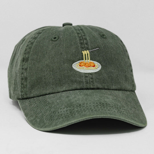 Spaghetti Embroidered Hat – The Hungry Sloth
