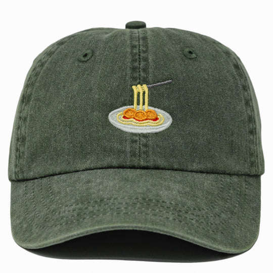 Spaghetti Embroidered Dad Hat – The Hungry Sloth