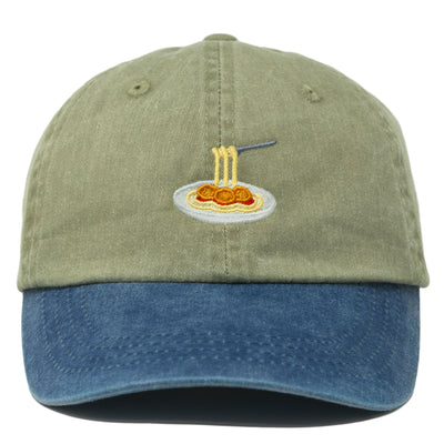 Spaghetti Embroidered Dad Hat – The Hungry Sloth