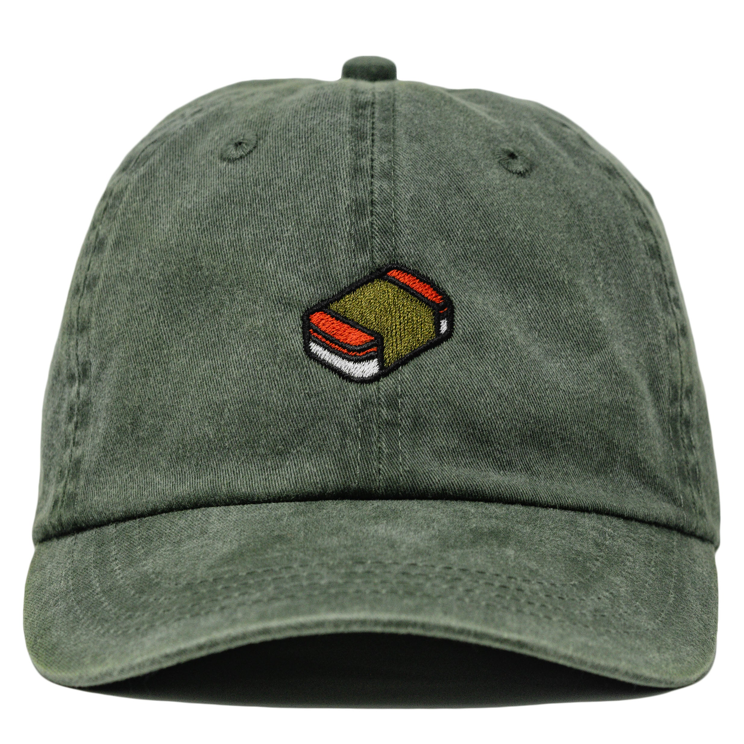 Spam Musubi Embroidered Hat – The Hungry Sloth