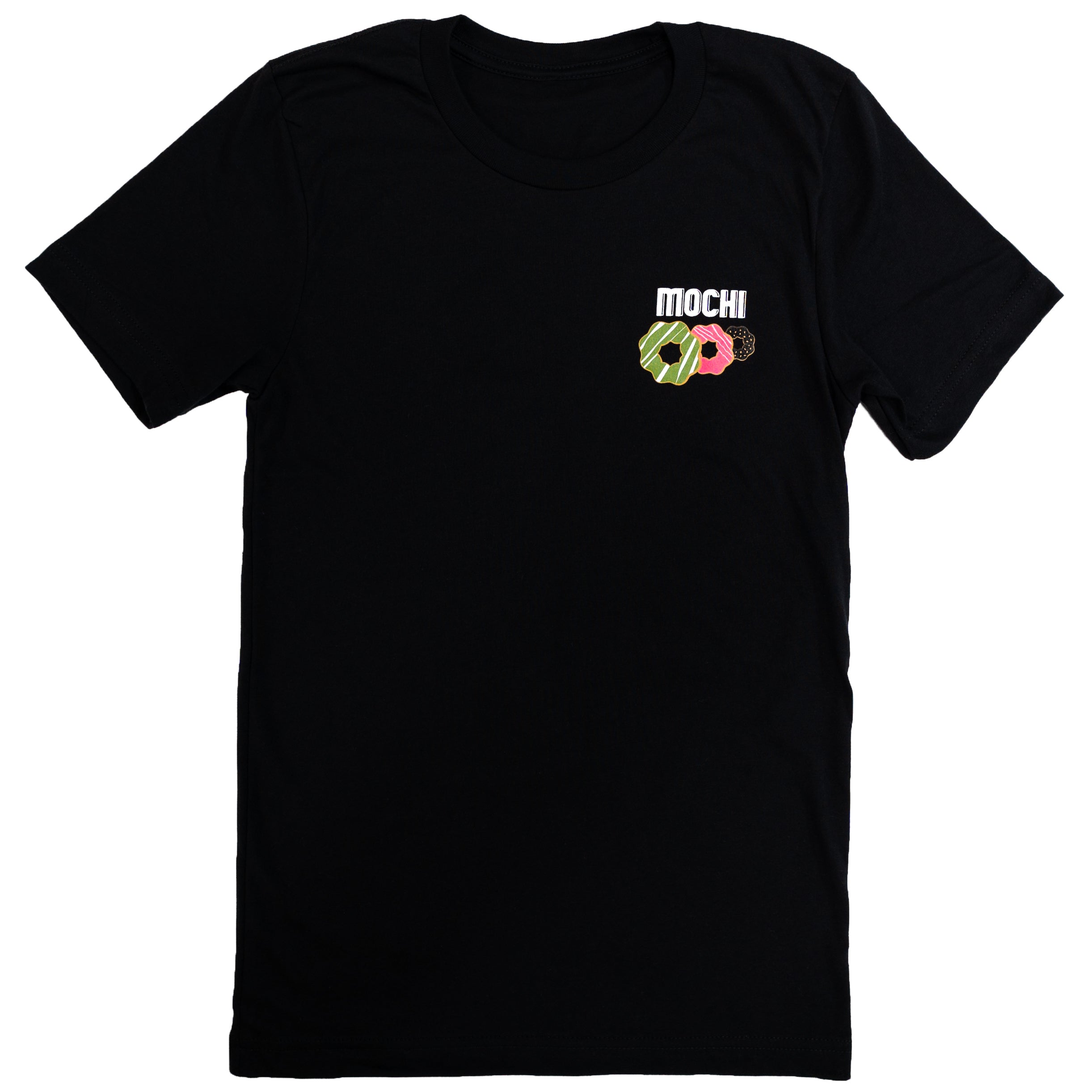 Mochi Donuts T-Shirt (Black) – The Hungry Sloth